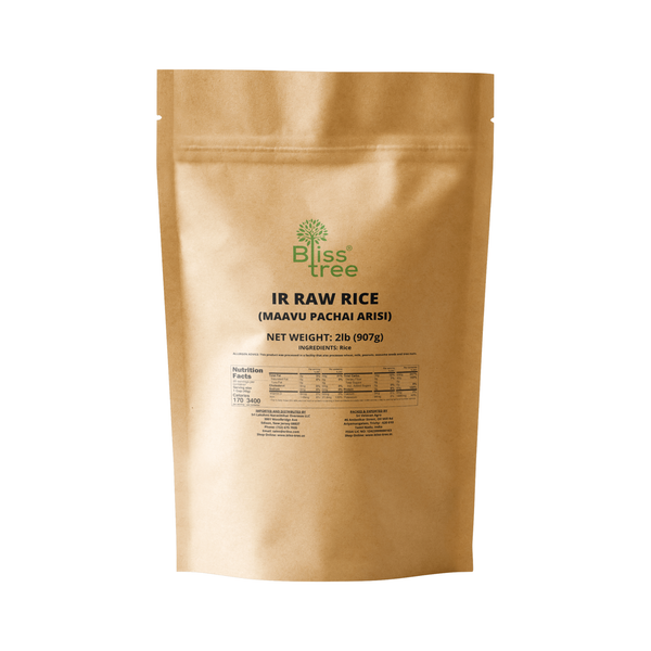 IR Raw Rice (Maavu Pacharisi) - 2lb - Bliss Tree